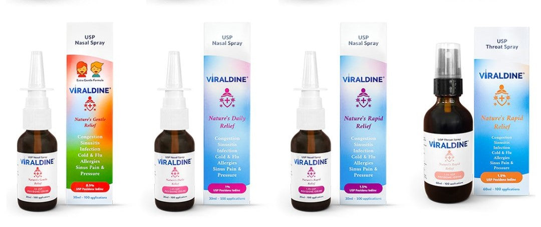 VIRALDINE | Povidone Iodine Nasal Spray – Viraldine